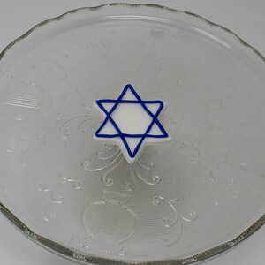 Fondant Star of David Cake Topper Star of David Topper Fondant Star of ...