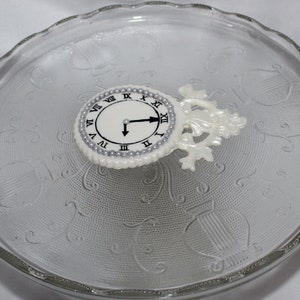 Fondant Clock Cake Topper - Steampunk Topper - Fondant Steampunk Clock ...