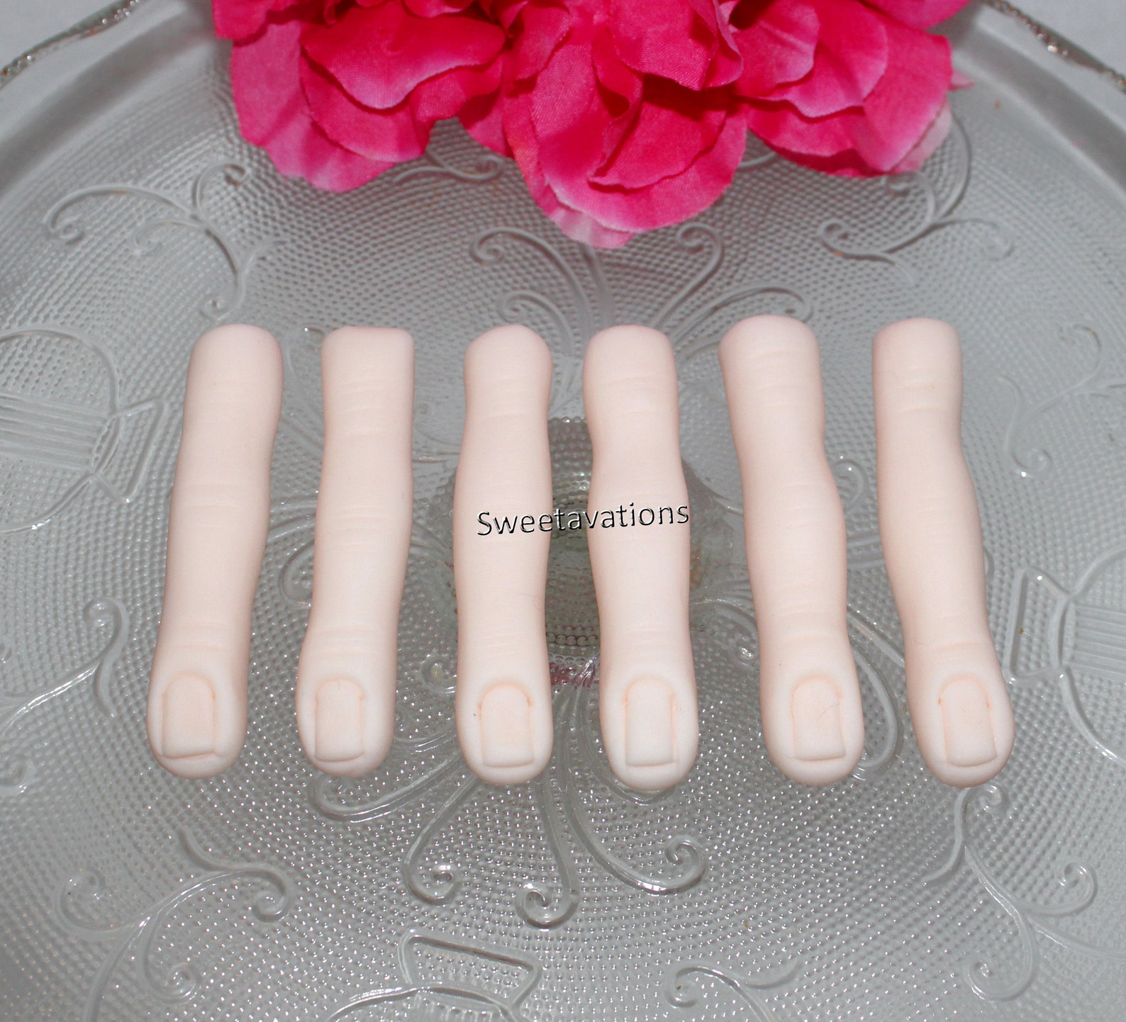 Fondant Finger Cake Topper Fondant Medical Medical Cake - Etsy