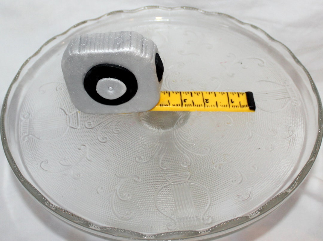 Fondant Construction Cake Topper - Construction Topper - Fondant Tape ...