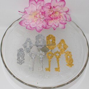 Fondant Lock Cake Topper Fondant Key Lock Topper Key | Etsy