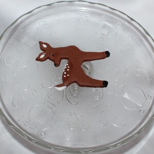 Fondant Deer Cake Topper - Woodland Animal Cake Topper - Deer Cake ...