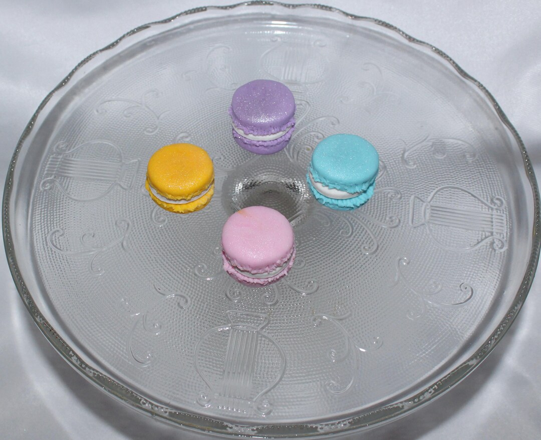 Fondant Macaron Cake Topper, Hand-sculpted Cookie, Macaroon, Sweet One ...