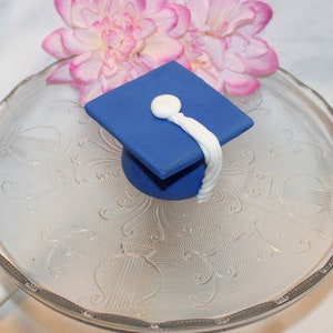 Fondant Graduation Cap Cake Topper Fondant Grad Hat Grad | Etsy