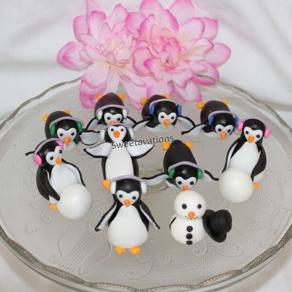 Penguin Cake Topper - Etsy