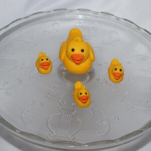 Fondant Duck Cake Topper - Rubber Duck Topper - Rubber Duck Cake Decor ...