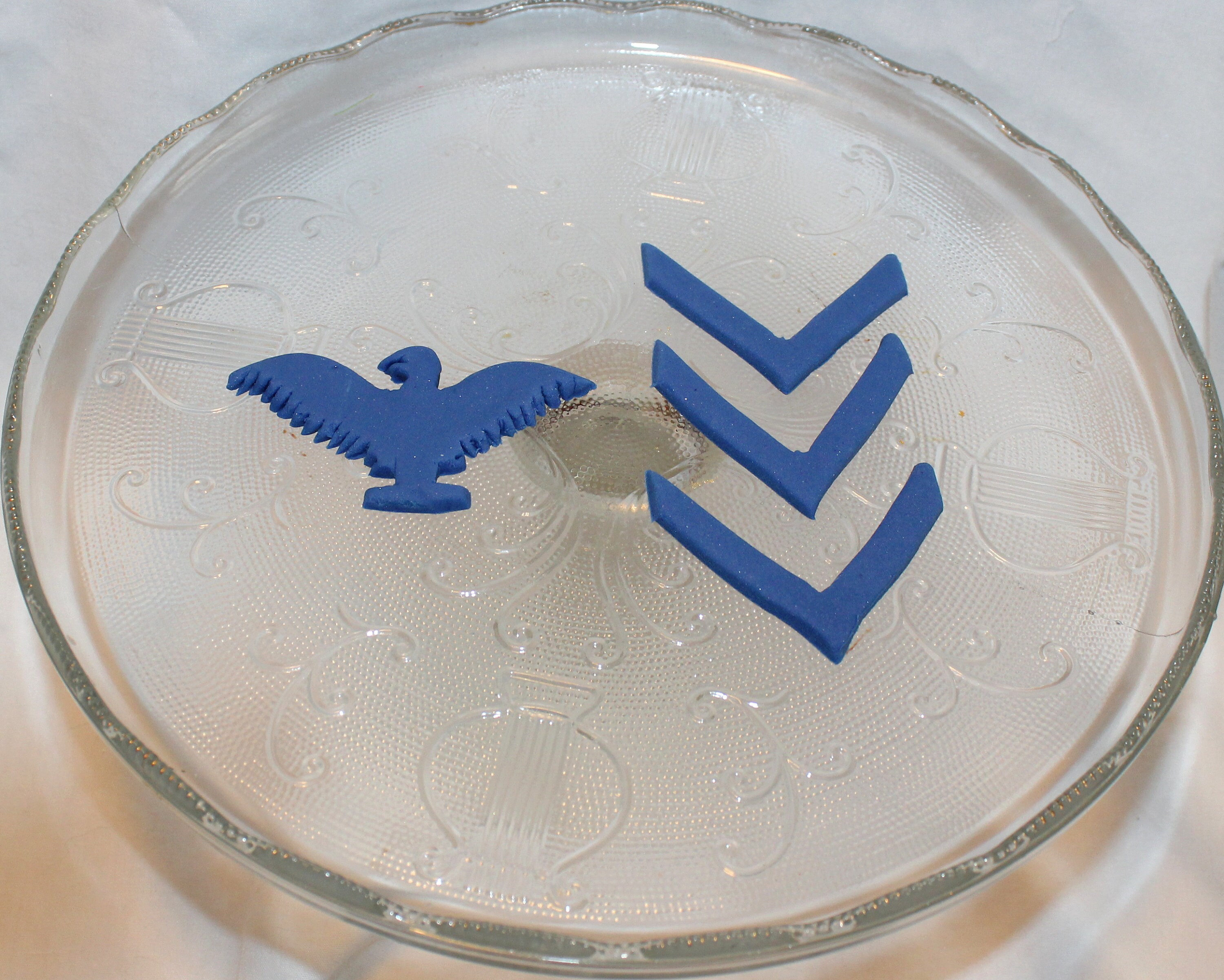 Fondant Military Cake Topper - Anchor Topper - Military Topper ...