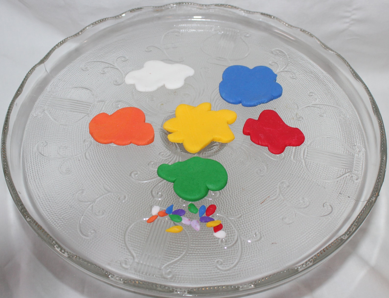 Fondant Artist Cake Topper Fondant Paint Palette Fondant Easel Fondant ...