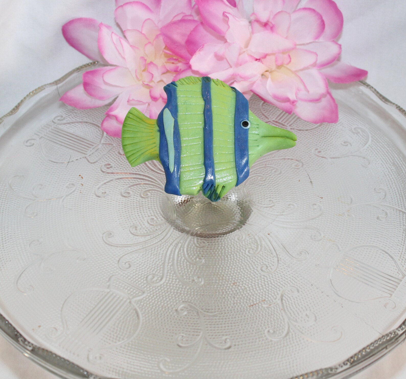 Fondant Tropical Fish Cake Topper Fondant Fish Fish Topper | Etsy