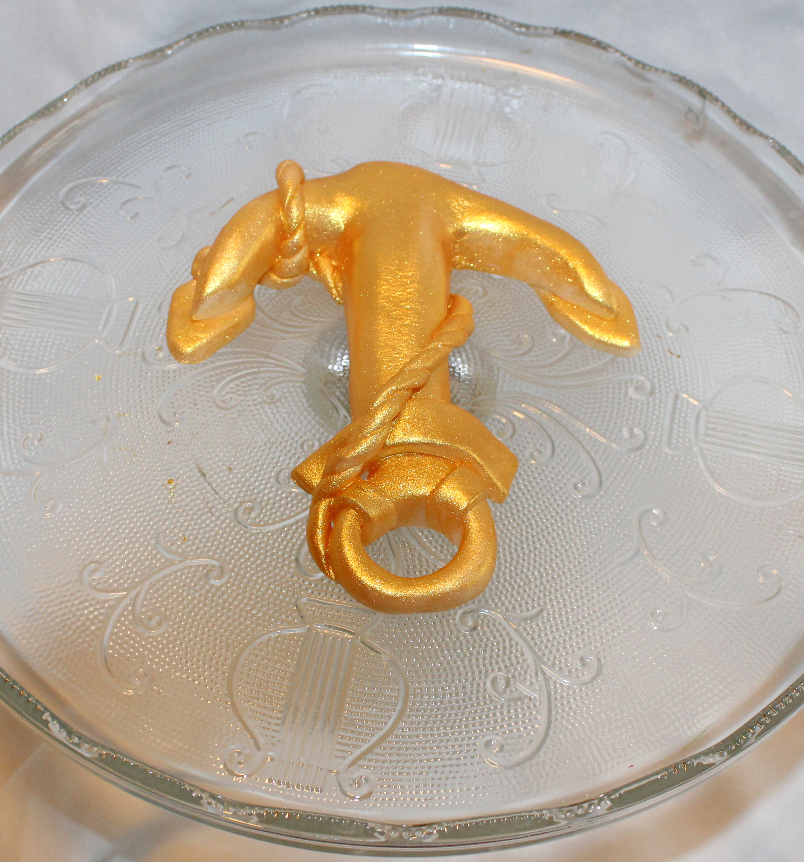 Fondant Anchor Cake Topper Anchor Topper Nautical Topper | Etsy