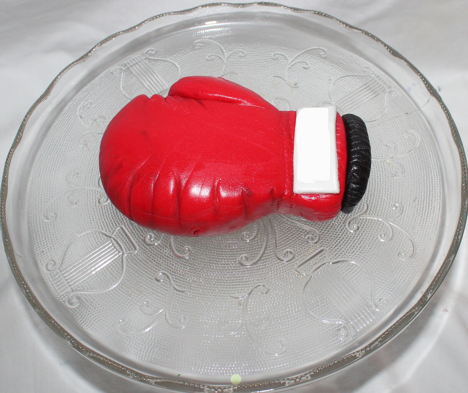 Fondant Boxing Glove Cake Topper - Boxing Glove Topper - Fighting Theme ...