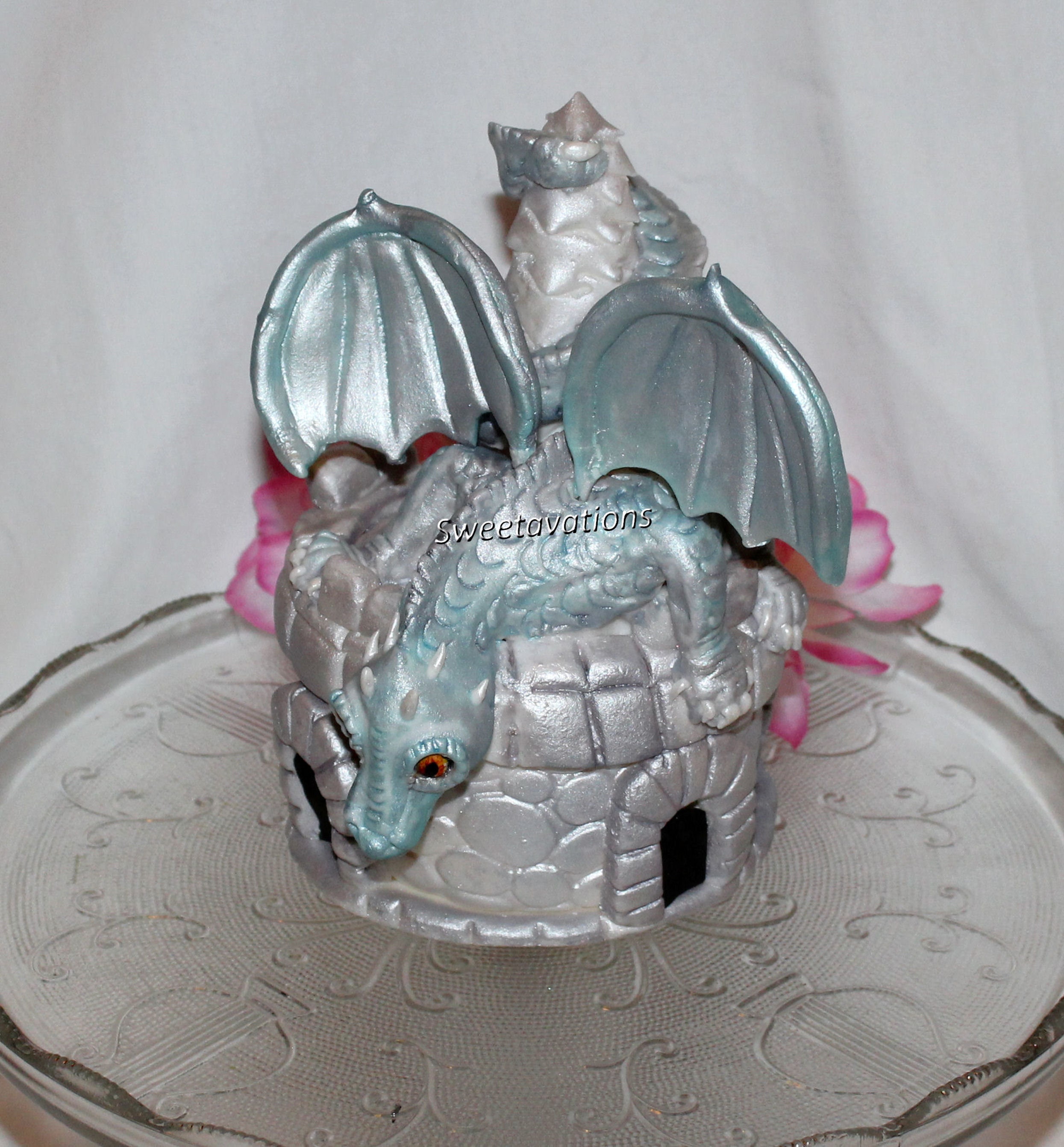 Fondant Dragon Cake Topper Dragon Topper Dragon Cake | Etsy