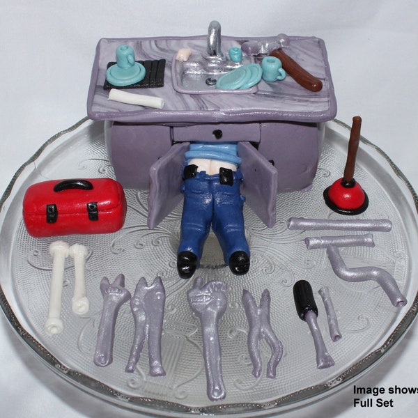 Plumber Cake Topper - Etsy