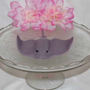 Fondant Stingray Cake Topper Stingray Topper Manta Ray Topper Fondant ...