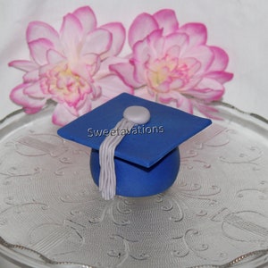 Fondant Graduation Cap Cake Topper Fondant Grad Hat Grad | Etsy