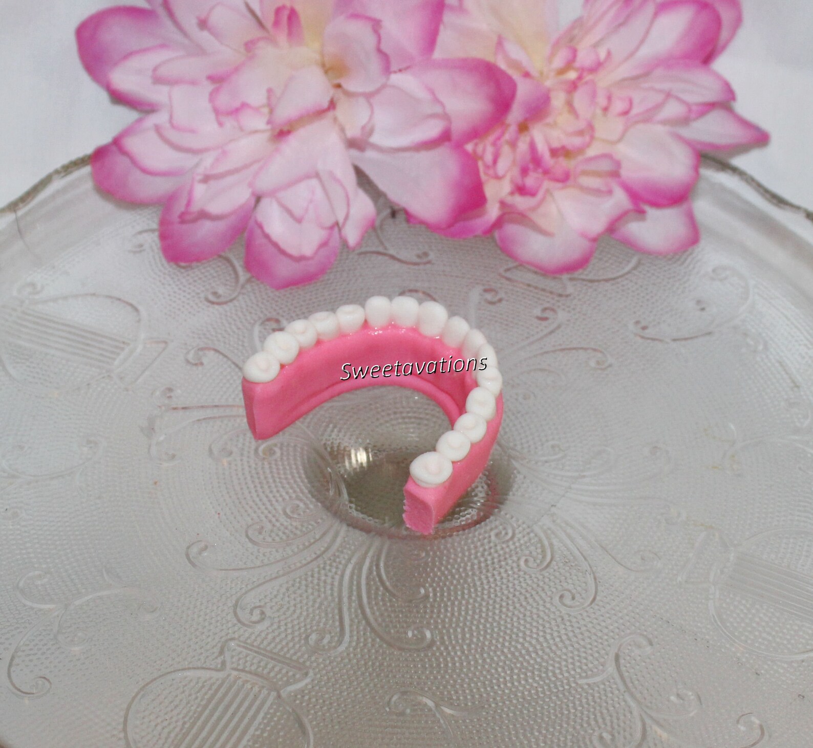 Fondant Tooth Cake Topper Fondant Dentist Fondant Teeth | Etsy