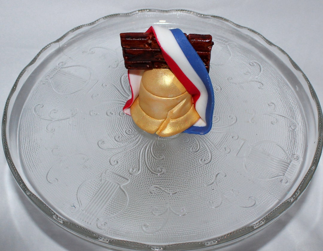 Fondant Liberty Bell Cake Topper - Liberty Bell Topper - Fondant Bell ...