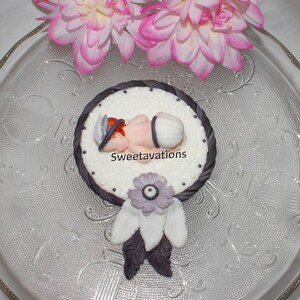 Fondant Native American Baby Cake Topper - Tribal Baby Topper - Dream ...