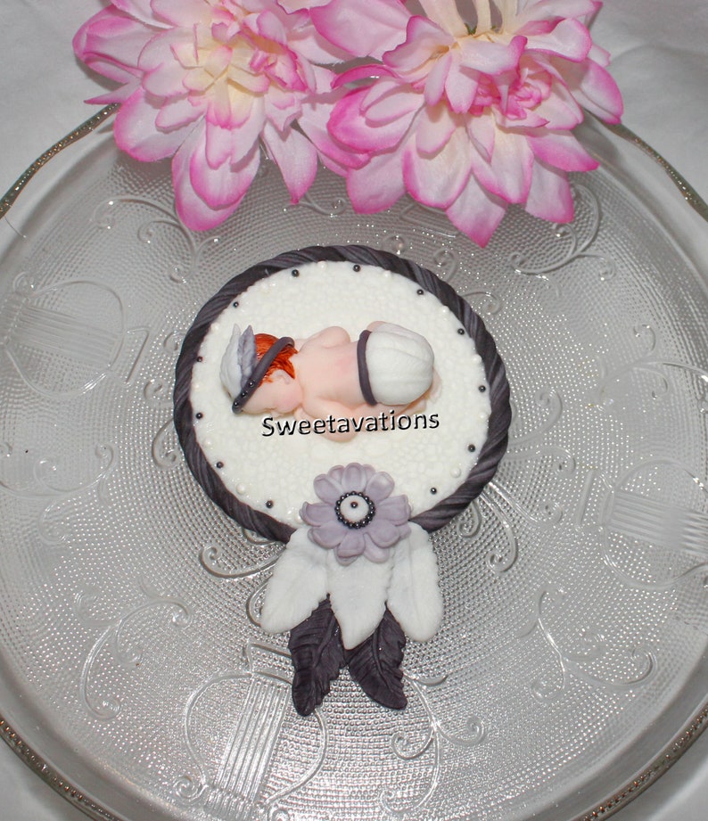 Fondant Native American Baby Cake Topper Tribal Baby Topper - Etsy
