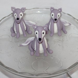 Fondant Wolf Cake Topper Wolf Topper Woodland Animal - Etsy