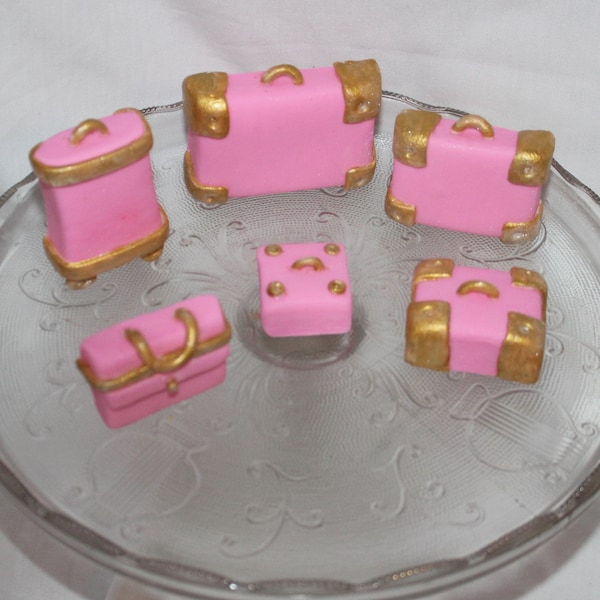 Suitcase Cake Topper - Etsy