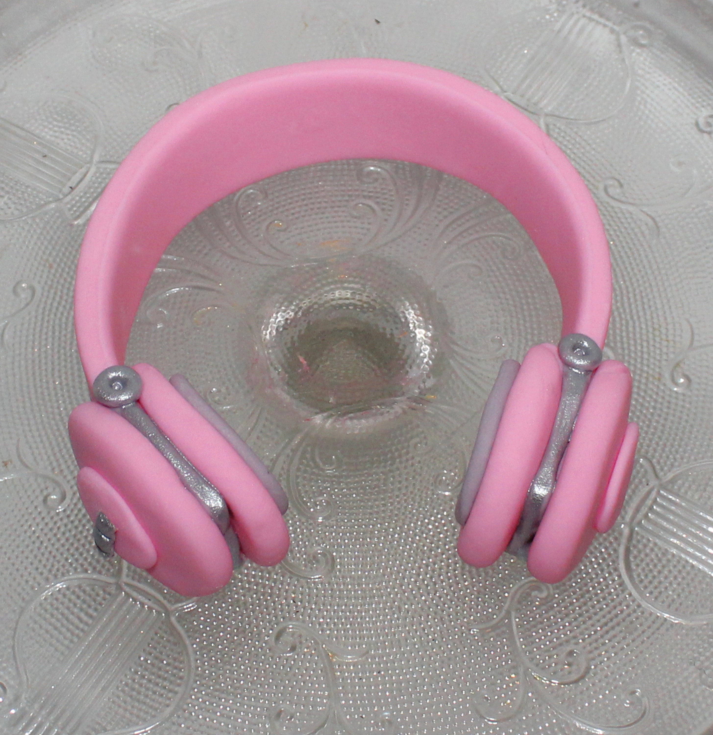 Fondant Headphones Cake Topper Fondant Gamer Music Cake | Etsy