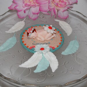 Fondant Native American Baby Cake Topper - Tribal Baby Topper - Dream ...