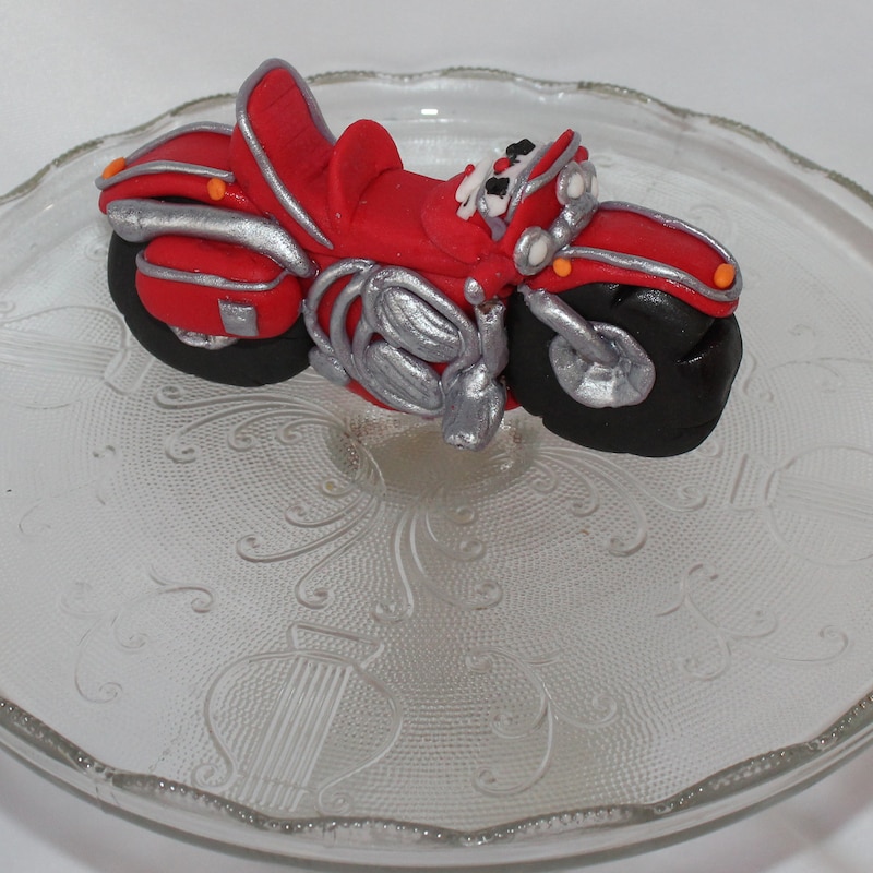 Motorcycle Cake Topper - Etsy