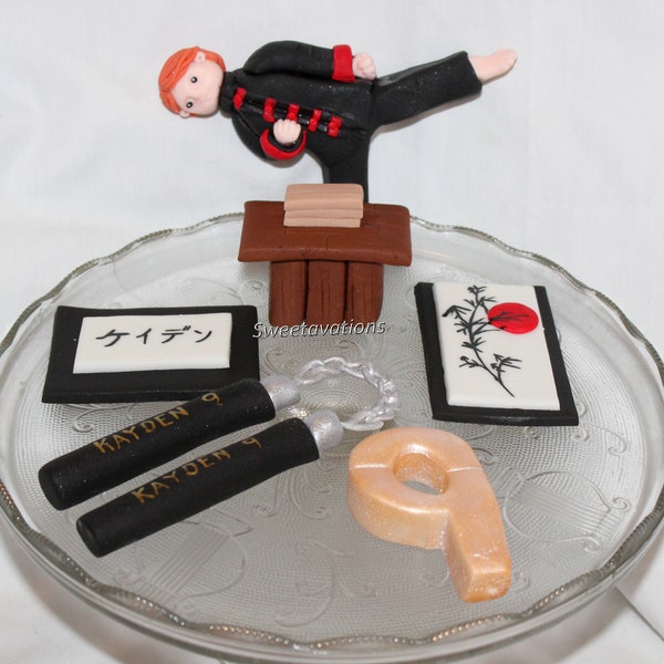 Karate Cake Topper - Etsy