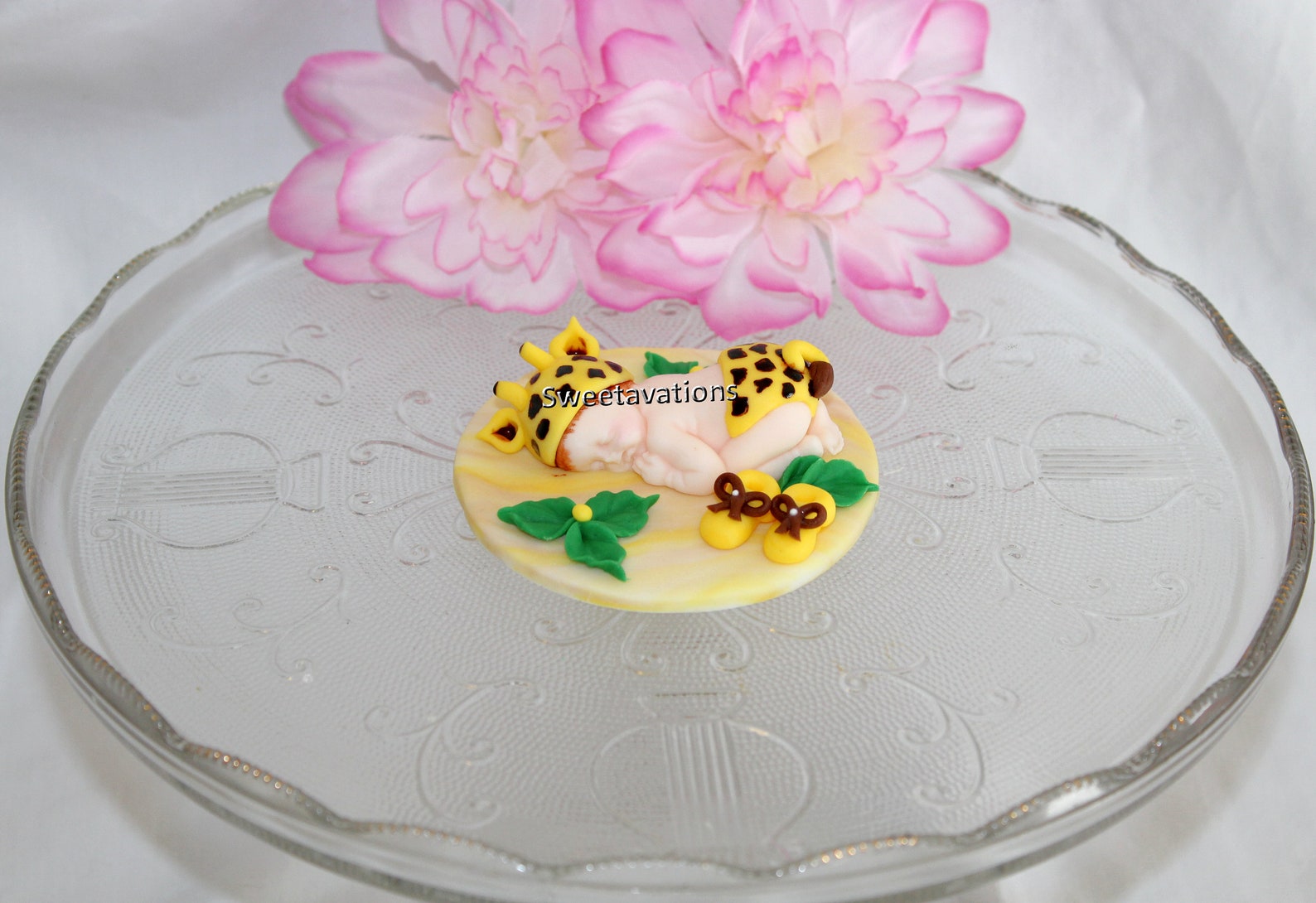 Fondant Giraffe Baby Cake Topper Fondant Baby Giraffe Baby | Etsy