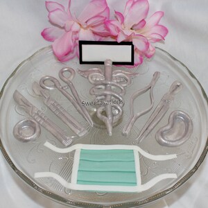 Fondant Surgeon Cake Topper - Fondant Stethoscope - Doctor Topper ...