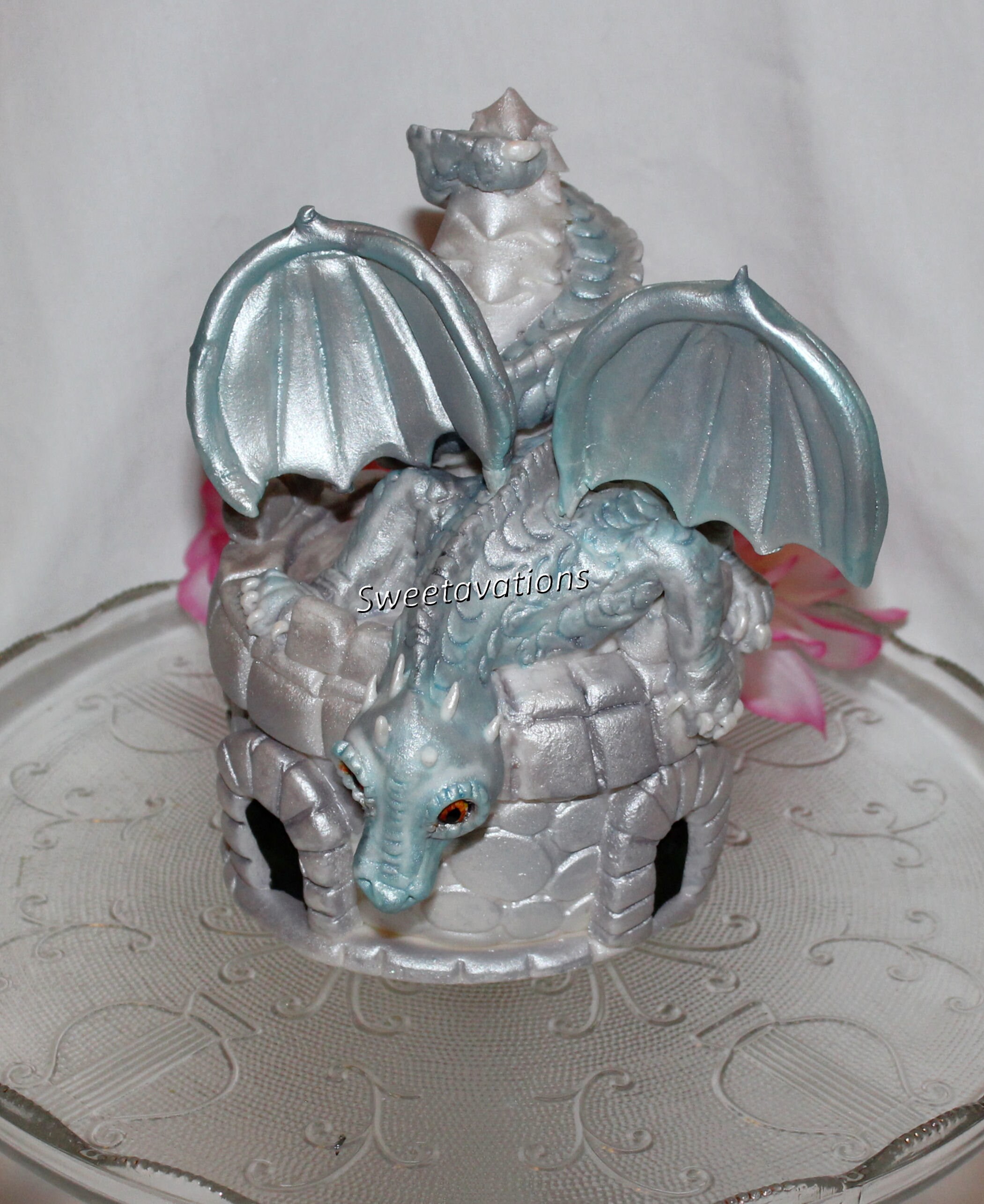 Fondant Dragon Cake Topper Dragon Topper Dragon Cake - Etsy UK