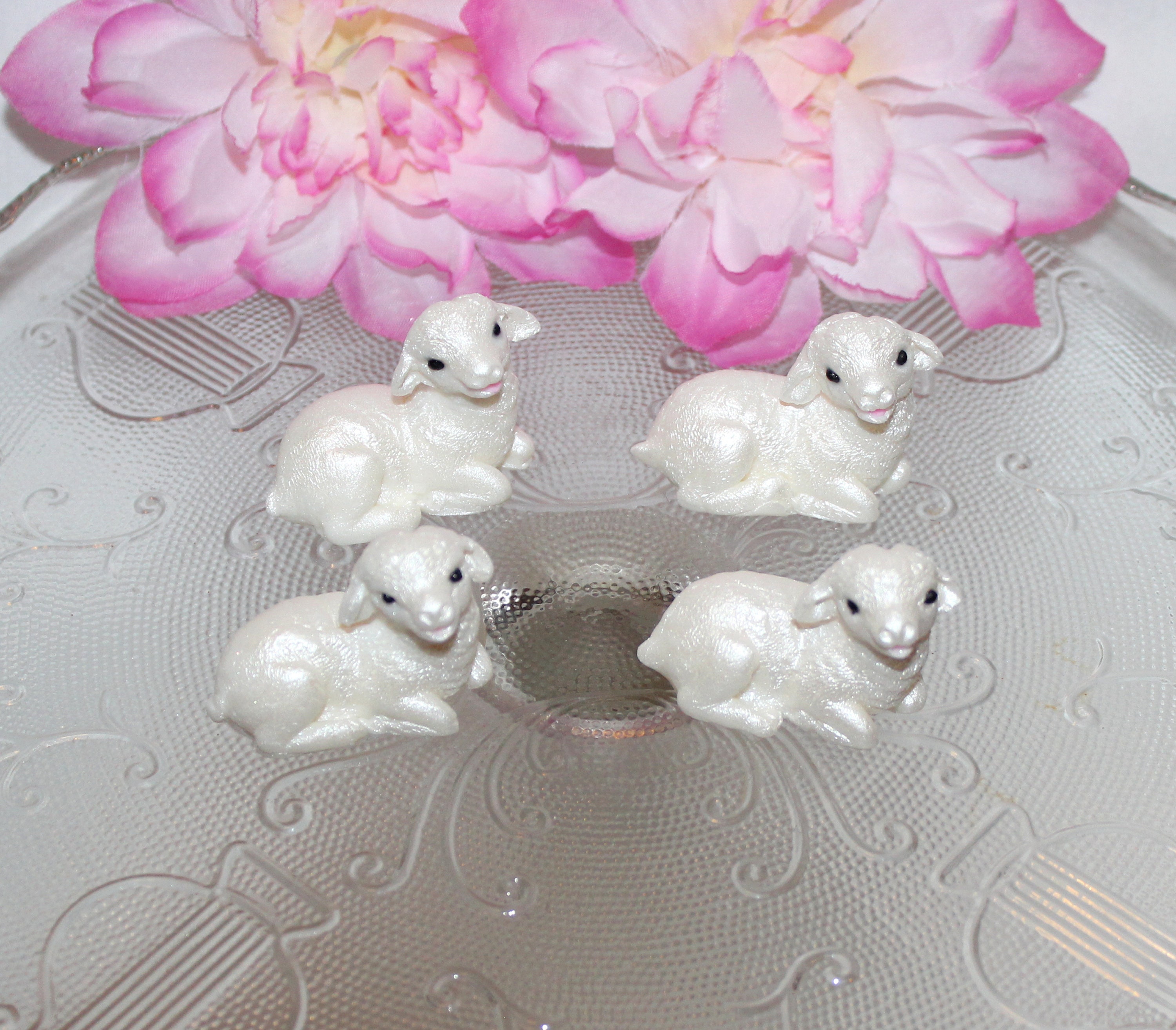 Fondant Lamb Cake Topper Lamb Topper Fondant Sheep Farm | Etsy