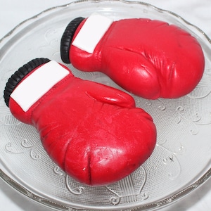Fondant Boxing Glove Cake Topper - Boxing Glove Topper - Fighting Theme ...