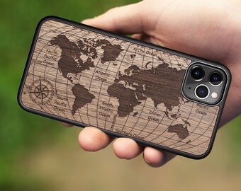 Map Iphone Case | Etsy