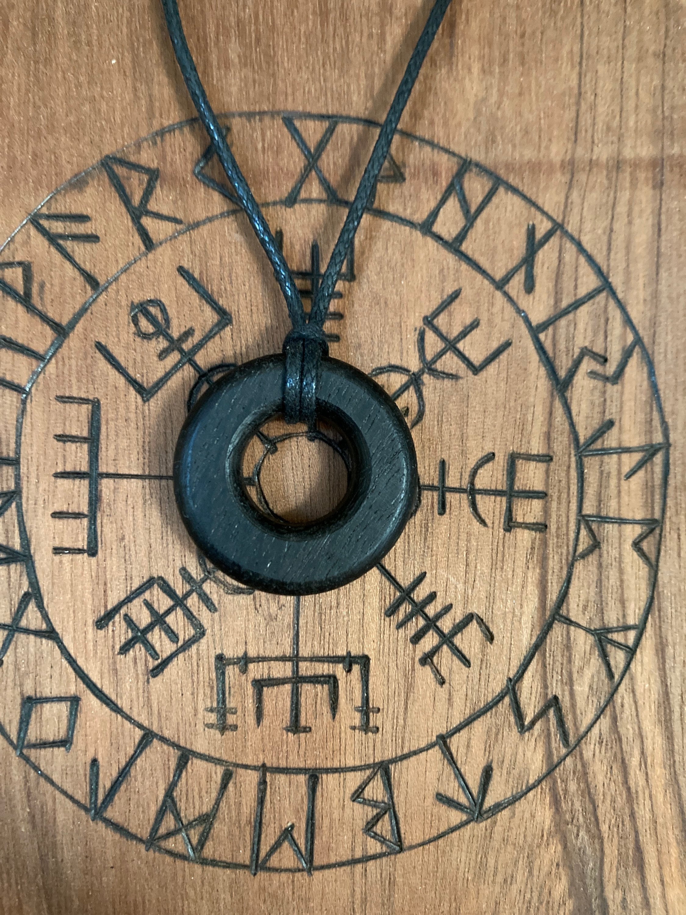 4500 5000 Year Old Round Bog Oak Protection Talisman - Etsy