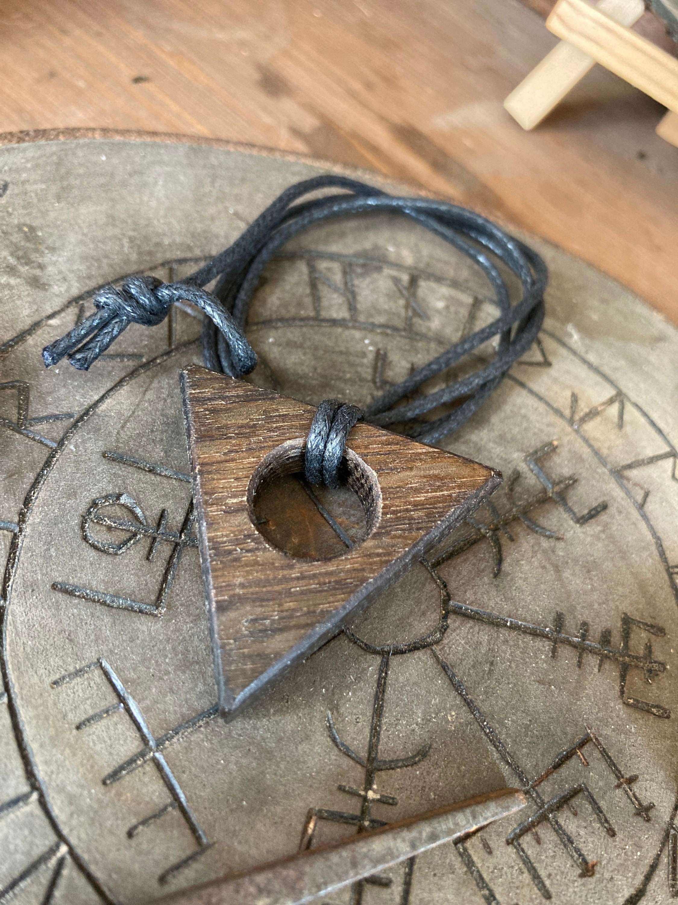 4500 5000 Year Old Triangle Bog Oak Protection Talisman | Etsy