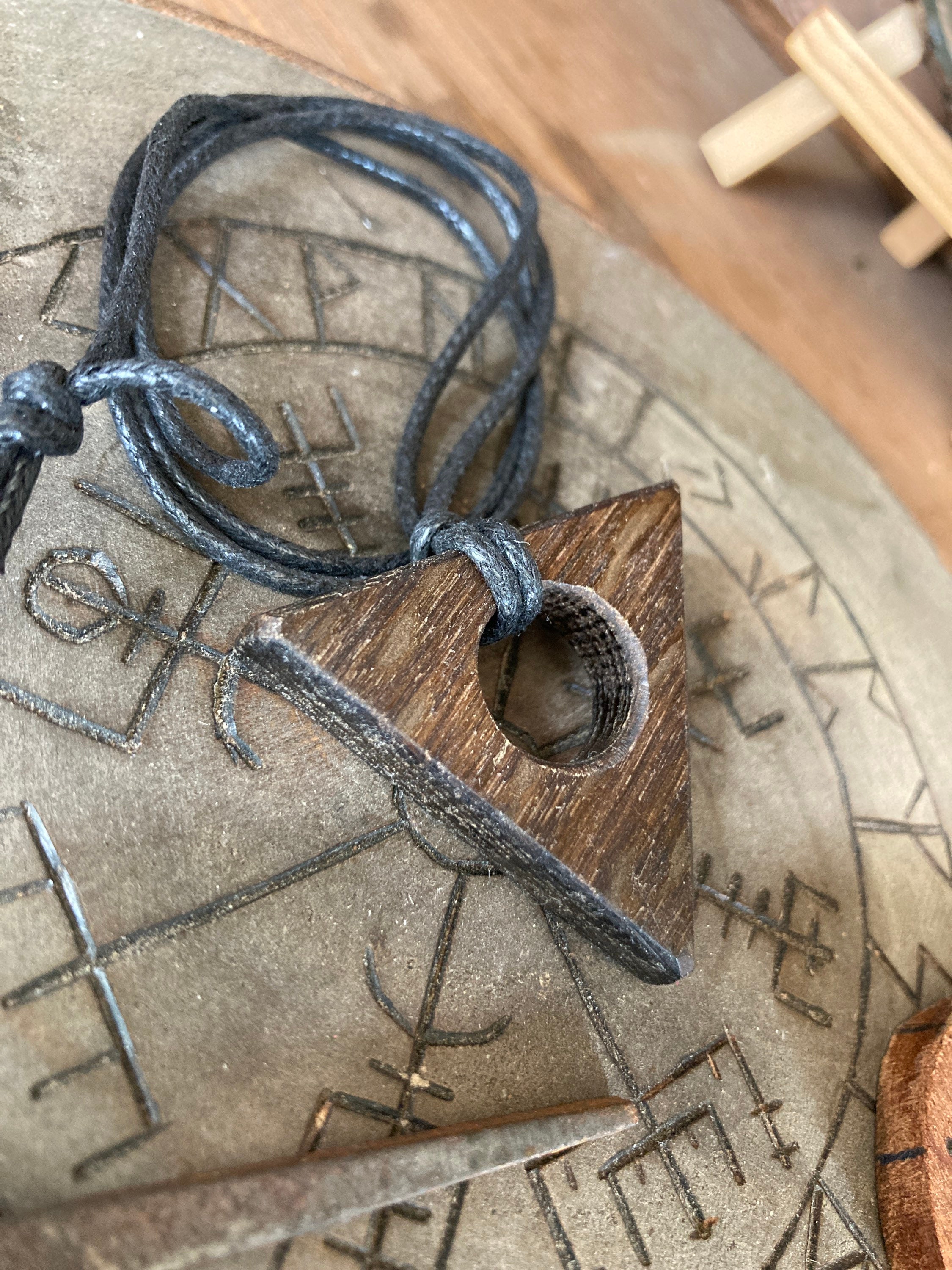 4500 5000 Year Old Triangle Bog Oak Protection Talisman | Etsy