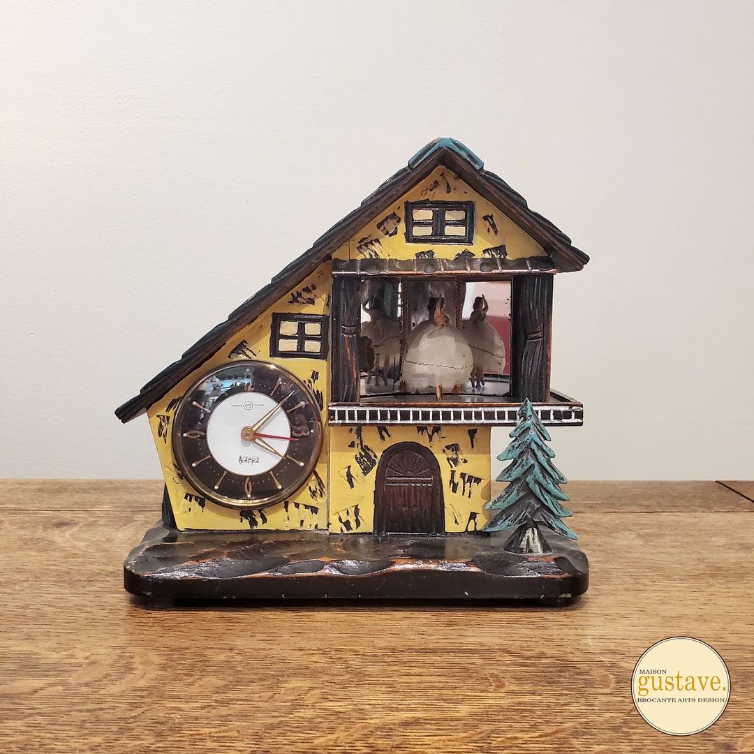 Meiko Tokei Japanese Musical Wooden Clock | Ballet Model No 231 ...