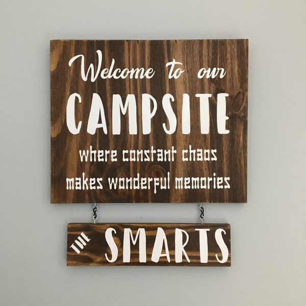 Campsite Sign - Etsy