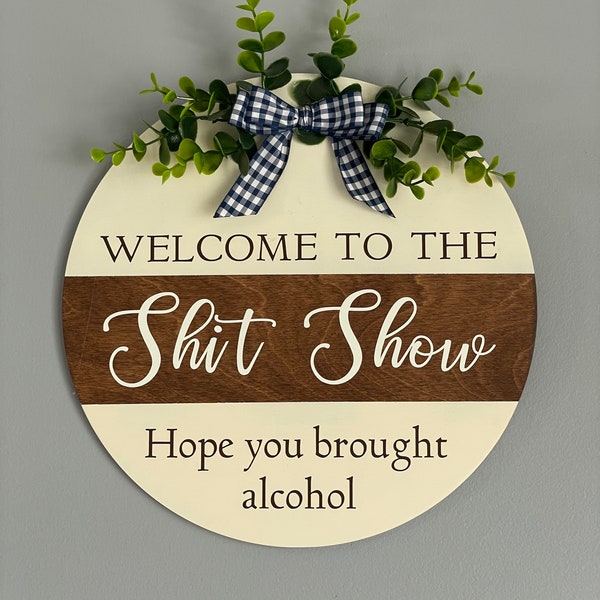 Rude Welcome Sign - Etsy