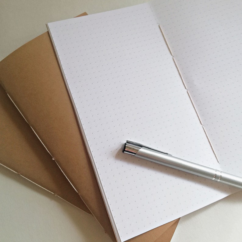 3 X Traveler's Notebook Inserts Kraft 3 Pack Bundle - Etsy