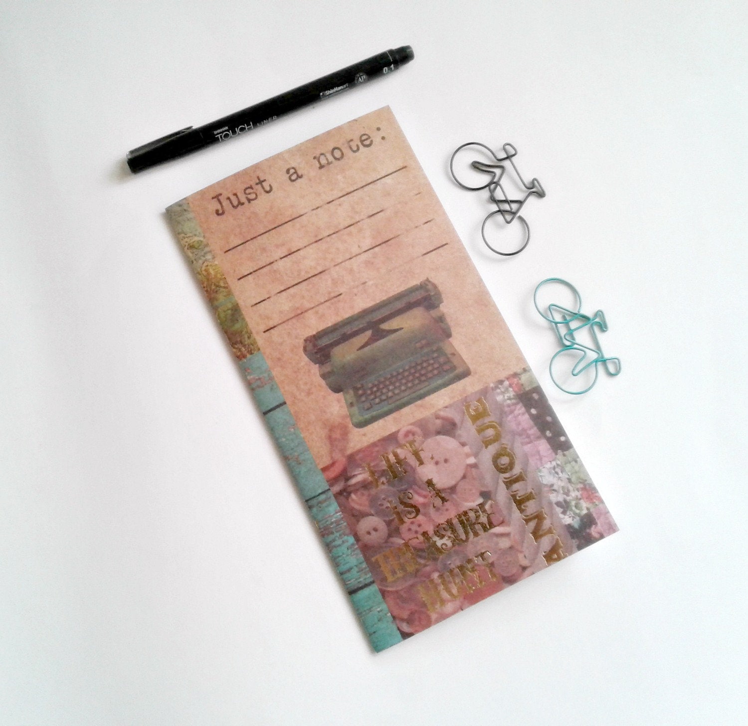 NOTE Traveler's Notebook Insert - Midori Insert - Fauxdori - Gold Foil ...