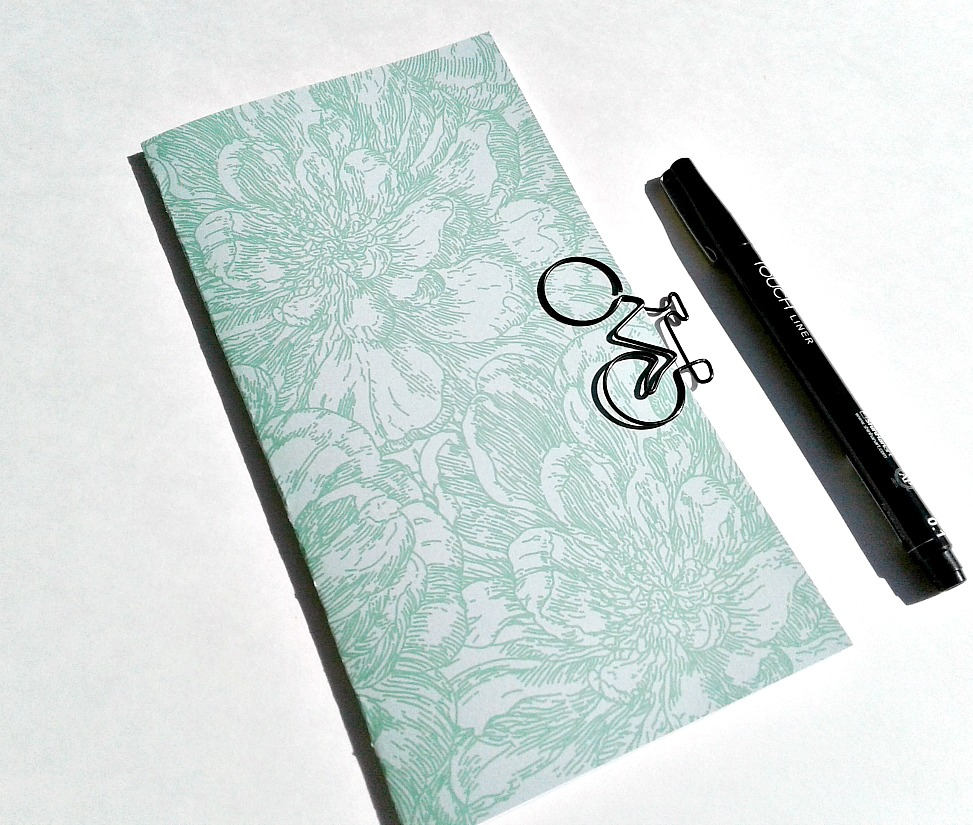 BLUE FLORAL Traveler's Notebook Insert, Bullet Journal Insert ...