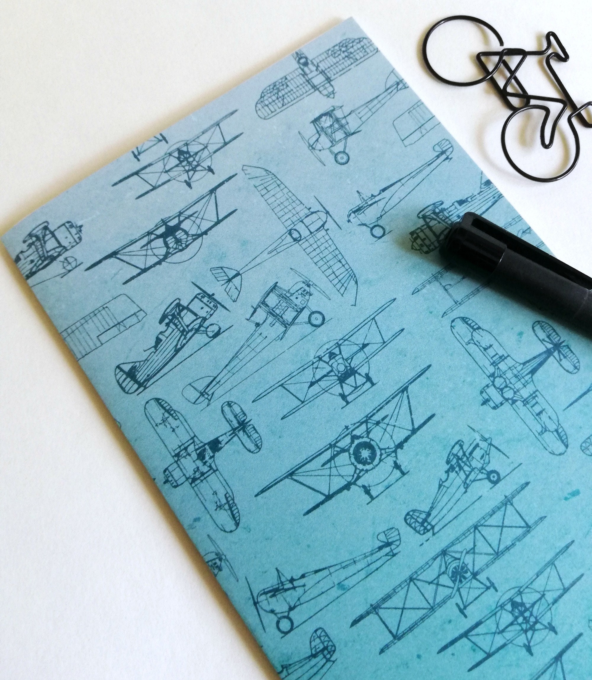 Travelers Notebook Insert BLUE AIRPLANES Travelers Notebook Refill ...