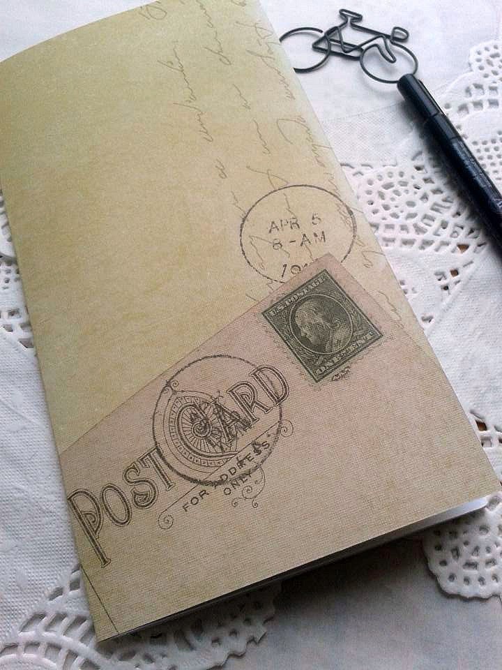 POST MARK Traveler's Notebook Insert, Field Notes Insert, Fauxdori ...