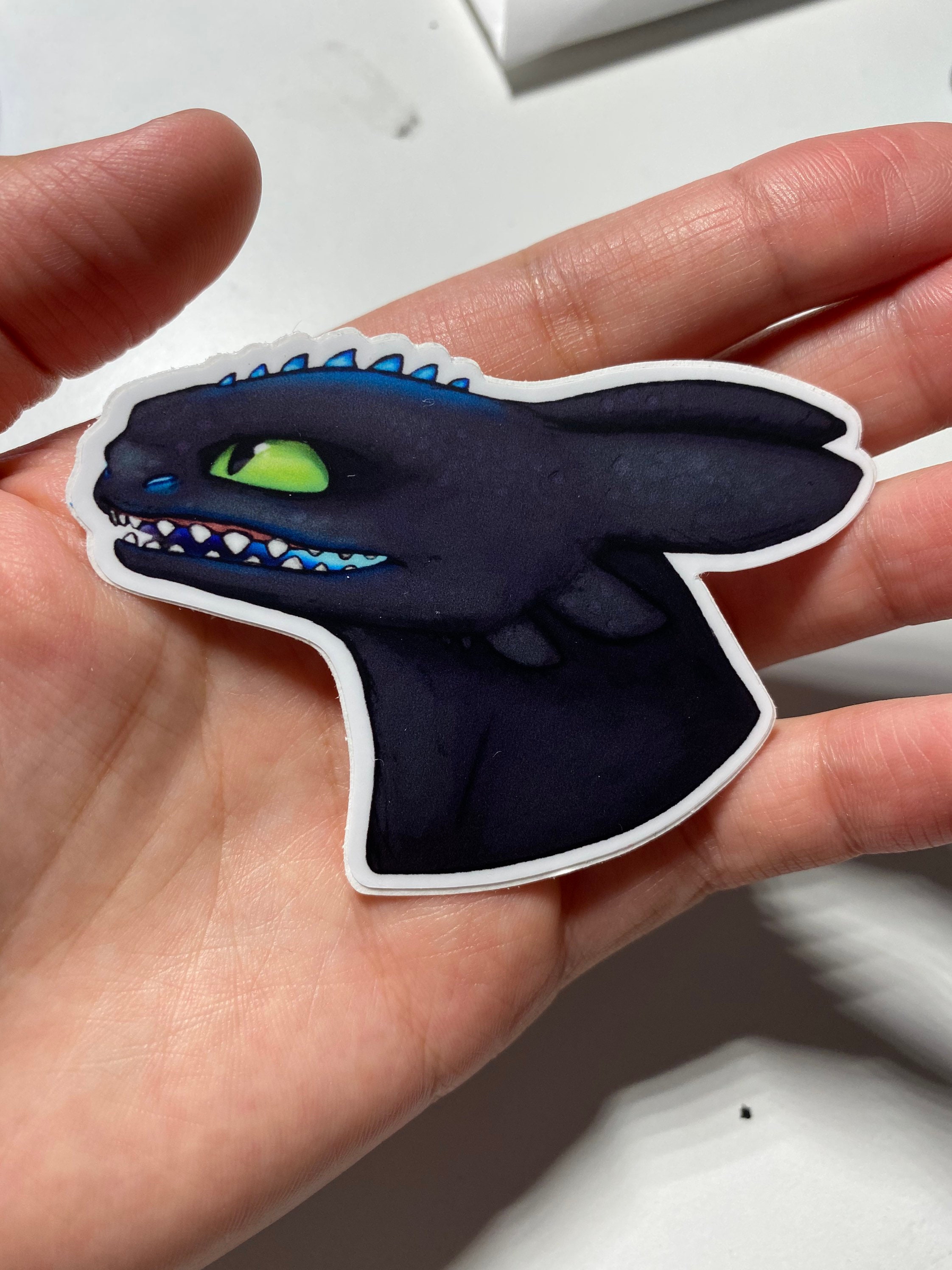 Alpha Toothless Vinyl Sticker - Etsy