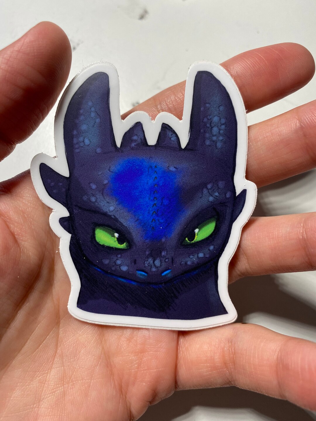 Alpha Toothless Vinyl Sticker - Etsy