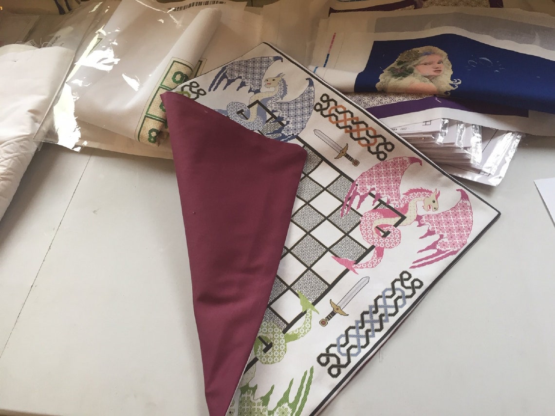 Fabric Dragon Chess Board - Etsy