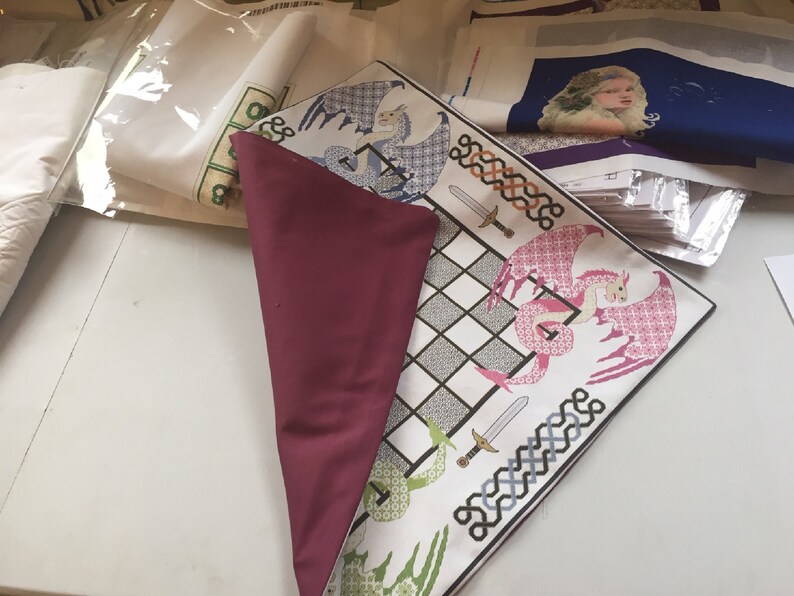 Fabric Dragon Chess Board - Etsy